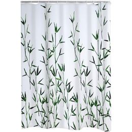 Ridder Duschvorhang Textil Bambus inkl. Ringe grün 180x200 cm - grün