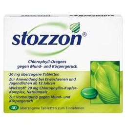 Queisser Stozzon Chlorophyll überzogene Tabletten 40 St