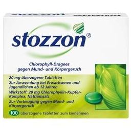 Queisser Stozzon Chlorophyll überzogene Tabletten 100 St