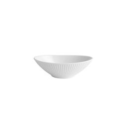 Pillivuyt Plissé Bowl oval 16 x 10 x 4.5 cm White