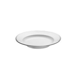 Pillivuyt Bistro Plate deep Dia 23 cm White/Silver