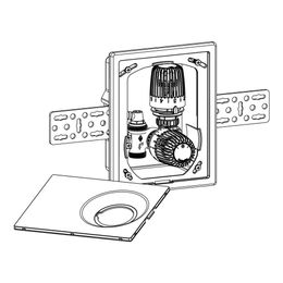 IMI Heimeier UP-Kasten Multibox K-RTL mit Thermostat-ventil und RTL, weiß 9301-00.800