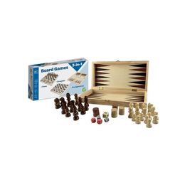 The Game Factory Wooden 3-in-1 Game (ENG)