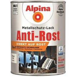 Alpina - Metallschutz-Lack Anti-Rost 25 l weiß glänzend Metallack Schutzlack