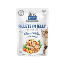 Brit Care Cat Pouch Choice Chicken with Cheese in Jelly 85g