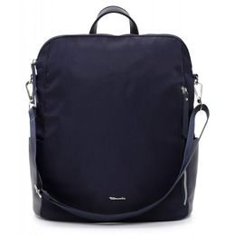 Tamaris Cityrucksack Larissa, in dezent schickem Look, blau