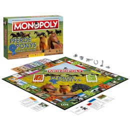 Winning Moves Monopoly Pferde und Ponys Edition Gesellschaftsspiel Brettspiel Tiere Spiel