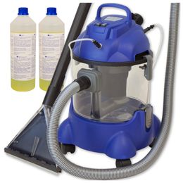 ALBATROS Waschsauger Polster + Teppich HYDRO 7500 inkl. 2l Shampoo - 4in1 Nass Trockensauger 1200 Watt 20l Volumen 16 kPa Saugleistung - Polsterreiniger Reinigungsgerät Professionellen Aufbereitung