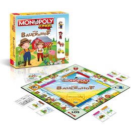 Winning Moves Monopoly Junior - Mein Bauernhof Brettspiel Gesellschaftsspiel Kinder Spiel