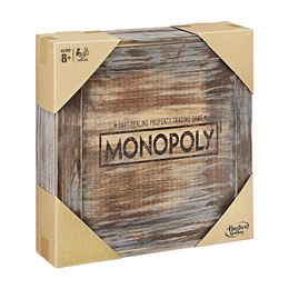 Hasbro - Monopoly Holz Sonderedition Brettspiel Gesellschaftsspiel