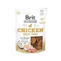 Brit Jerky Chicken with Insect Meaty Coins 80g