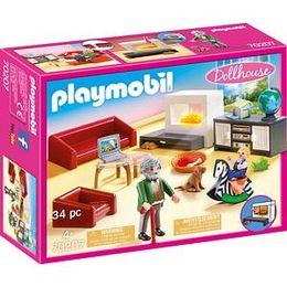 Playmobil® Dollhouse 70207 Gemütliches Wohnzimmer Spielfiguren-Set