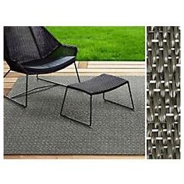 Outdoor-Teppich casa pura Mantua Dunkelgrau Vinyl, PET 1800 x 1000 mm