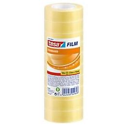 Tesa Klebefilm Tesafilm Standard 57387 Transparent 15 mm (B) x 33 m (L) PP (Polypropylen) 10 Rollen