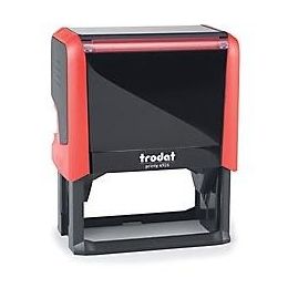 trodat Adressstempel Printy 4926, mehrfarbig Rot 3,8 x 7,5 cm