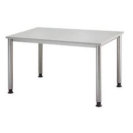 Hammerbacher H-Serie Schreibtisch Rechteckig 4 Füße 1.200 (B) x 800 (T) x 760 (H) mm Melaminharzbeschichtete Spanplatte