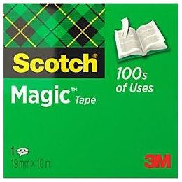 Scotch Magic Klebeband 810 19 mm x 10 m Matt Unsichtbar