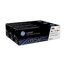 HP 128A Original Tonerkartusche CF371AM Cyan, Magenta, Gelb Multipack 3 Stück