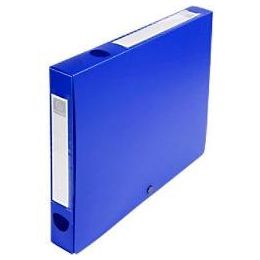 Exacompta Archivschachteln 54632E DIN A4 Blau Polypropylen 2,5 x 24 x 3,3 cm 10 Stück