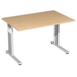 geramöbel Geramoebel Schreibtisch Speed Office Buche-Nb. 1.200 x 800 x 820 x 68 - 82 mm