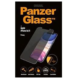 PanzerGlass Bildschirmschutz mit Blickschutzfilter für iPhone XR/11