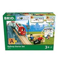 Brio RAVENSBURGER Set A - Die ideale erste Holzeisenbahn mit Tunnel und Figuren 63377300 Eisenbahn Starter Set Ab 3 Jahre