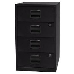 Bisley Hängeregistraturschrank PFA4S633 Schwarz 413 x 400 x 672 mm