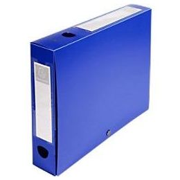 Exacompta Archivschachteln 59632E DIN A4 Blau Polypropylen 2,5 x 24 x 3,3 cm 10 Stück