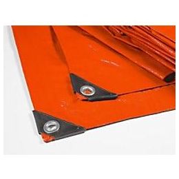 casa pura Abdeckplane Multifunktional High Density Polyethylen-Gewebe Orange 6000 x 8000 mm