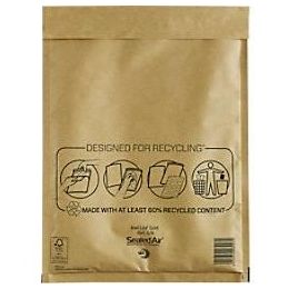Mail Lite Luftpolster-Luftpolster-Versandtaschen G/4 Gold Ohne Fenster 240 (B) x 330 (H) mm Abziehstreifen 79 g/m2 50 Stück