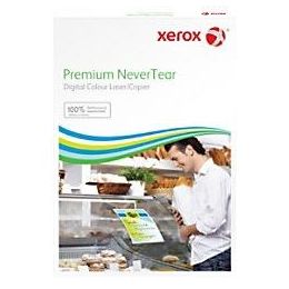 Thule Xerox Premium NeverTear Selbstklebende Polyesterfolie DIN A4 Polyesterpapier 190 g/m2 Glänzend Weiß 100 Blatt