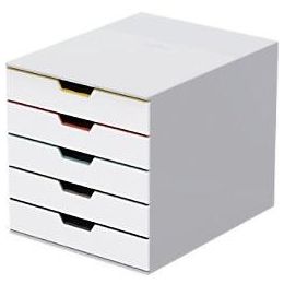 Durable Schubladenboxen VARICOLOR Mix 5 ABS Mehrfarbig 28 x 35,6 x 29,2 cm