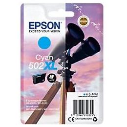 Epson 502XL Original Tintenpatrone C13T02W24010 Cyan