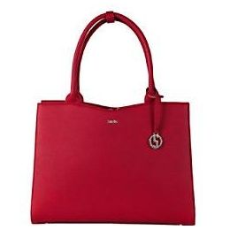 SOCHA Damen Laptoptasche Cherry Red Midi 13.3 " Kunstleder Rot 36 x 12 x 29 cm