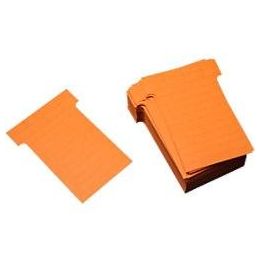 Ultradex T-Karten Schmal Rotorange 6,5 x 8,5 cm 100 Stück