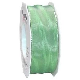 PRÄSENT PRAESENT Seidenband 4644025-027 Mintgrün 40 mm x 25 m 2 Stück