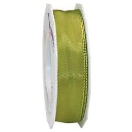 PRÄSENT PRAESENT Seidenband 4642525-535 Kiwi 25 mm x 25 m 2 Stück