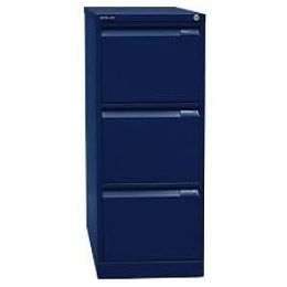 Bisley Aktenschrank A4BS3E 3 Schübe Oxfordblau 413 x 622 x 1.016 mm