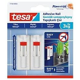 Tesa Powerstrips Klebenägel Nein 6,3 cm Weiß 2 Stück