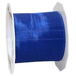 PRÄSENT PRAESENT Organza 6017525-614 Royalblau 72 mm x 25 m 3 Stück