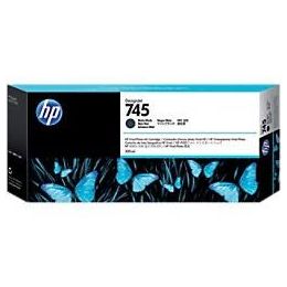 HP 745 Original Tintenpatrone F9K05A Mattschwarz