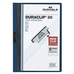Durable Klemmmappe DURACLIP® DIN A4 Dunkelblau