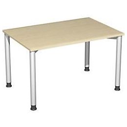 Speed Office Schreibtisch Rechteckig Ahorn 1.200 (B) x 800 (T) x 800 (H) mm MFC (Melaminbeschichtete Spanplatte)