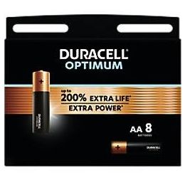 Duracell Batterien Optimum AA 1,5 V 8 Stück