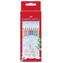Faber-Castell Buntstifte Pastell 111211 Rot 10 Stück
