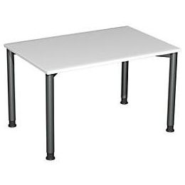 Speed Office Schreibtisch Rechteckig Hellgrau 1.200 (B) x 800 (T) x 800 (H) mm MFC (Melaminbeschichtete Spanplatte)