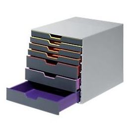 Durable Varicolor Schubladenboxen ABS (Acrylnitril-Butadien-Styrol) Mehrfarbig 7 Schübe 29,2 x 35,6 x 28 cm