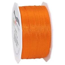 PRÄSENT PRAESENT Taftband 6051050-620 Orange 10 mm x 50 m 2 Stück