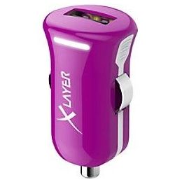 XLayer 214108 USB-Autoladegerät-Adapter Lila