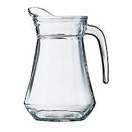 Wasserkanne Glas 1000 ml 51 x 201 mm Transparent 6 Stück